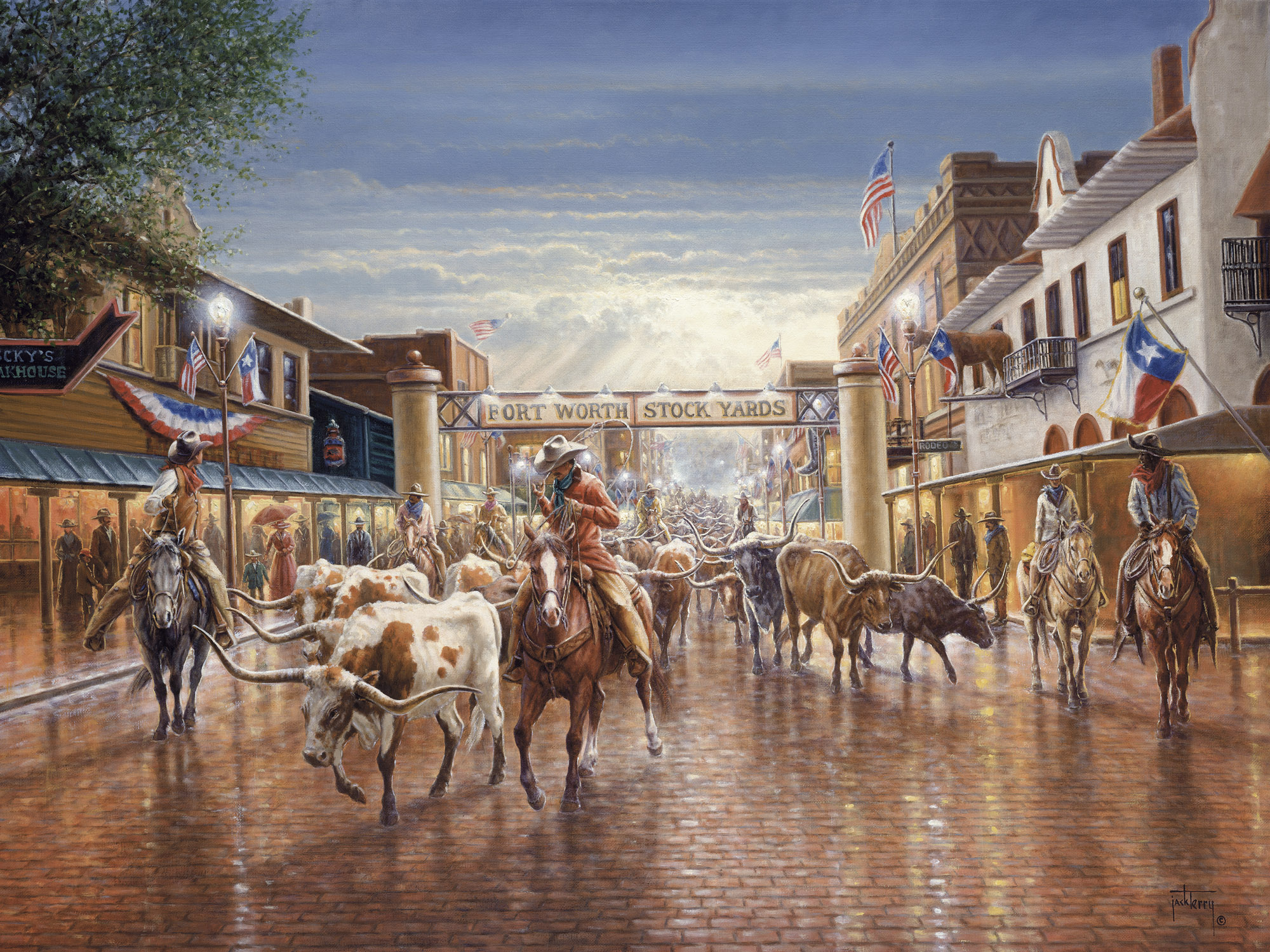 Cowtown | Jack Terry Fine Art, LLC.